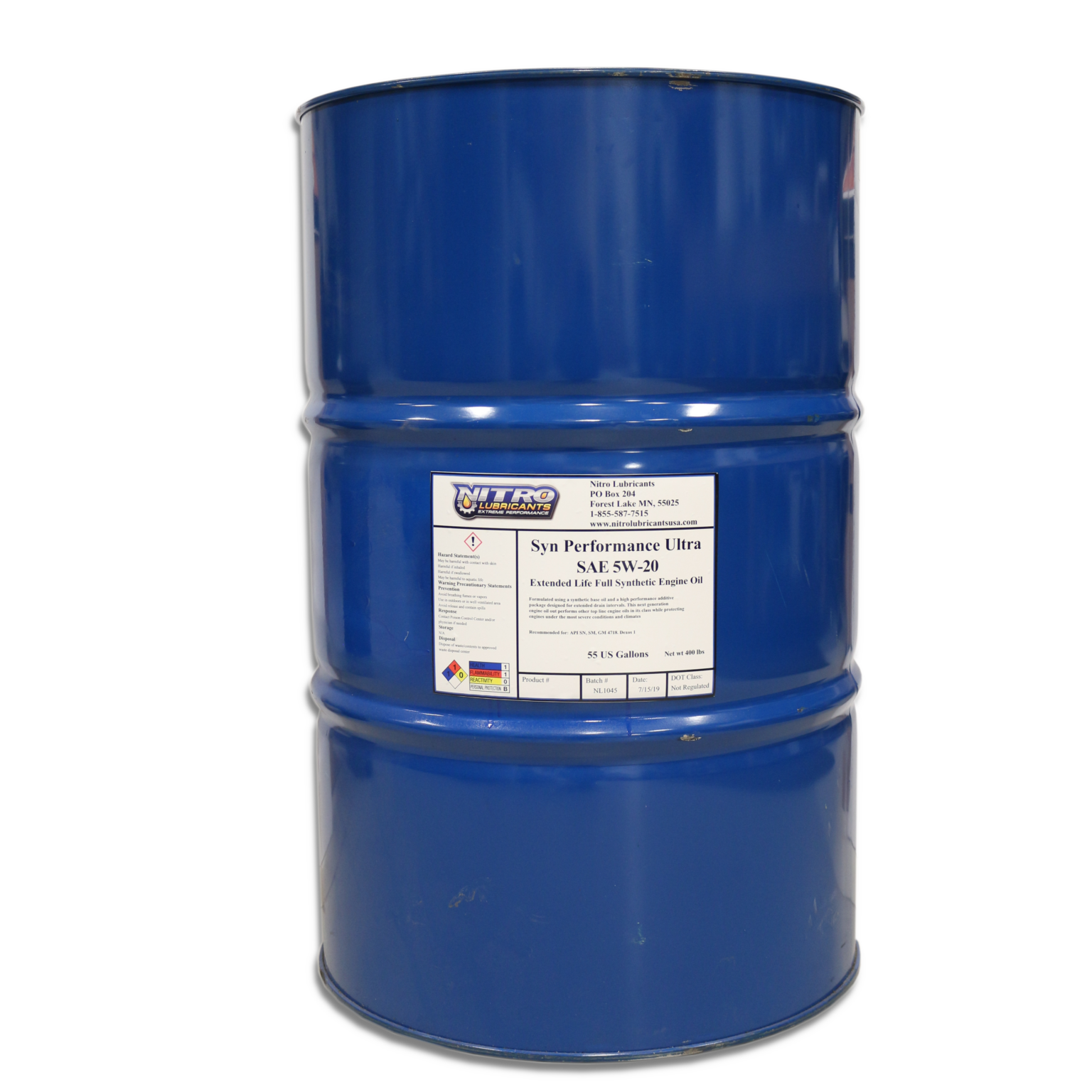 Engine Oil 5w-20 (dexos) - Nitro Lubricants