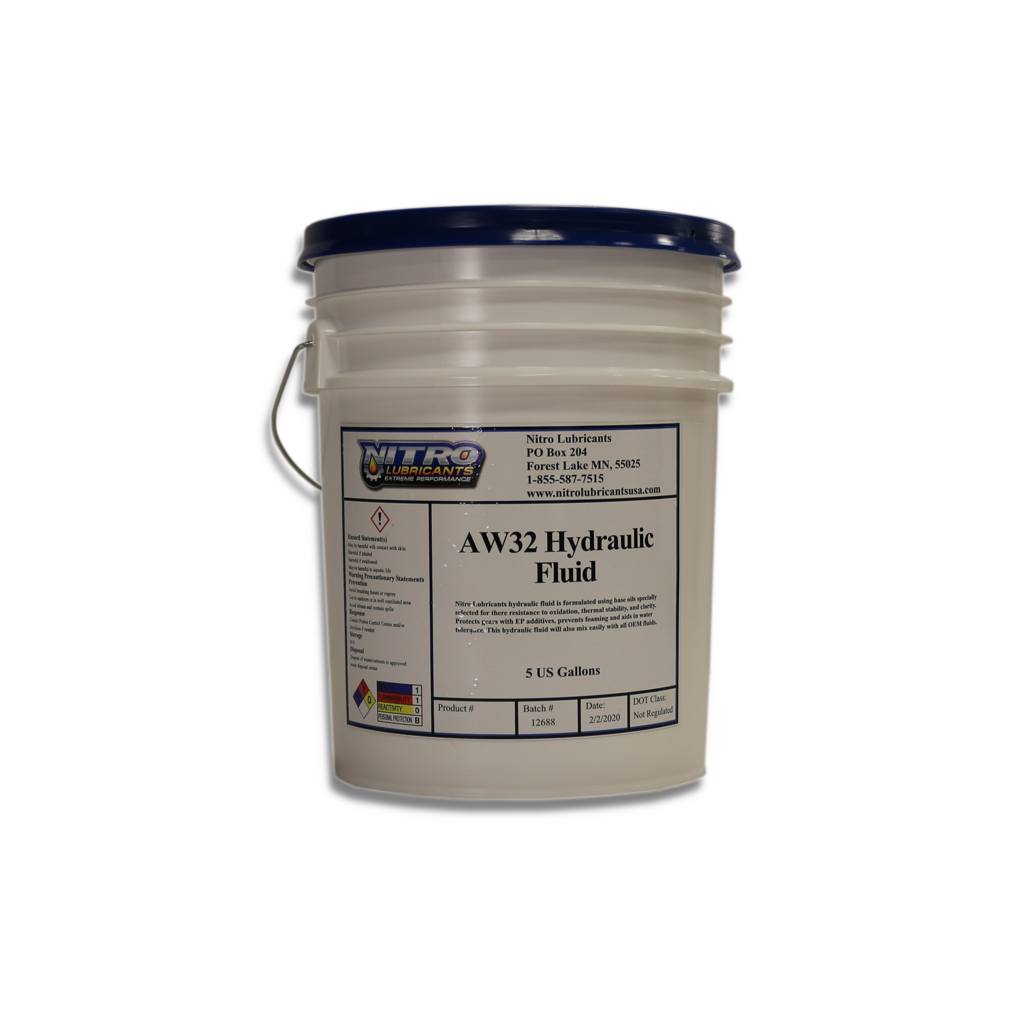 Hydraulic Fluid AW32 - Nitro Lubricants